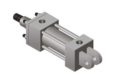 How do you mount a hydraulic cylinder?