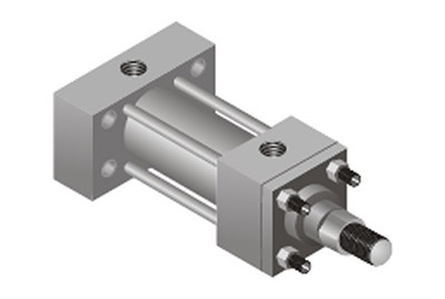 How do you mount a hydraulic cylinder?